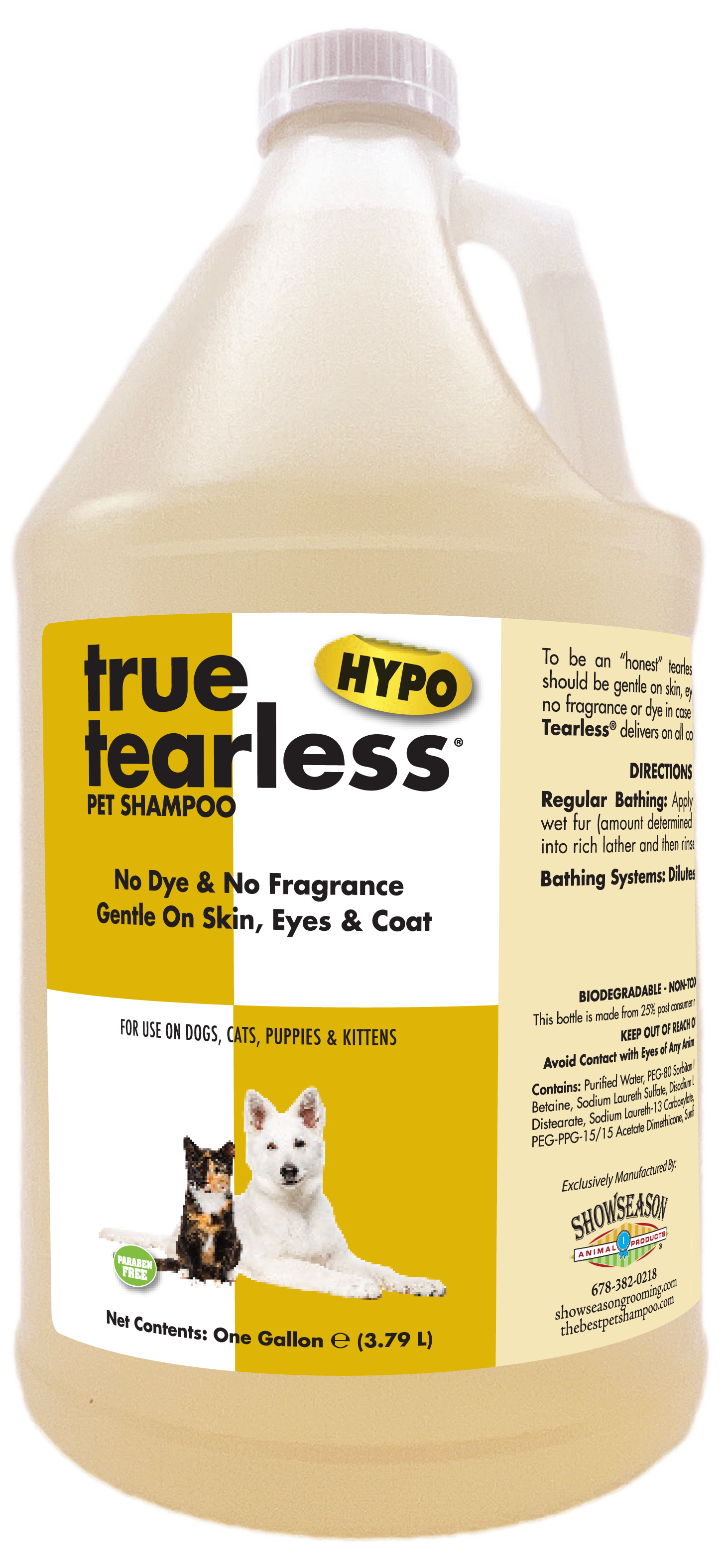 True Tearless® HYPO Pet Shampoo | Showseason®